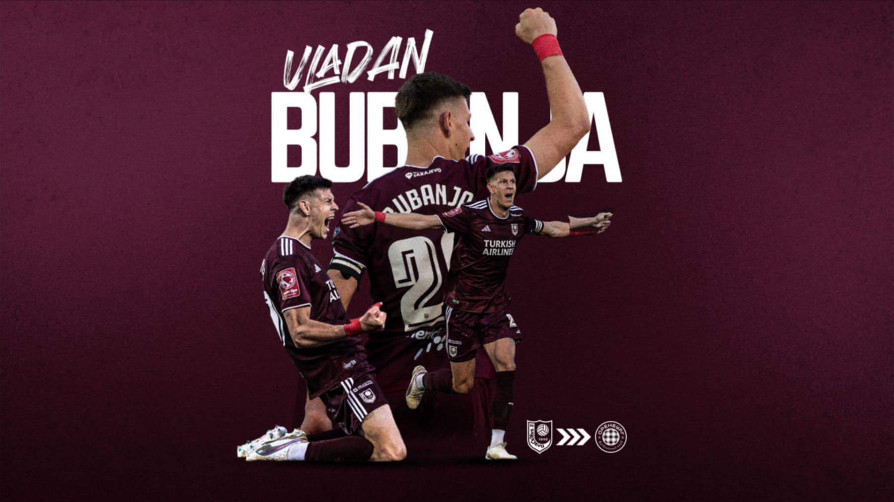 FK Sarajevo - Transfer potvrđen: Vladan Bubanja odlazi u Rusiju