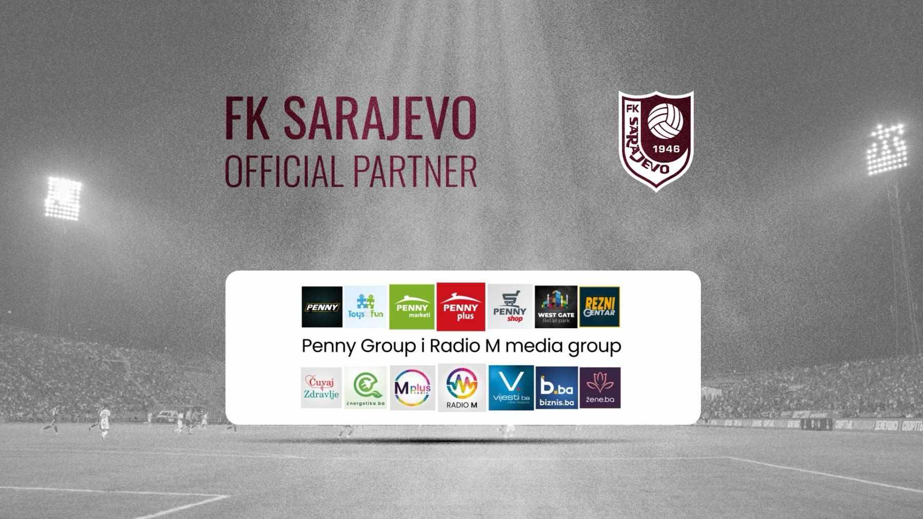 FK Sarajevo - FK Sarajevo i Penny Plus uspostavili partnerstvo